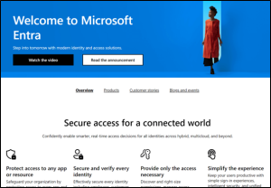 Microsoft Entra- A New Approach for Identity and Access Solutions