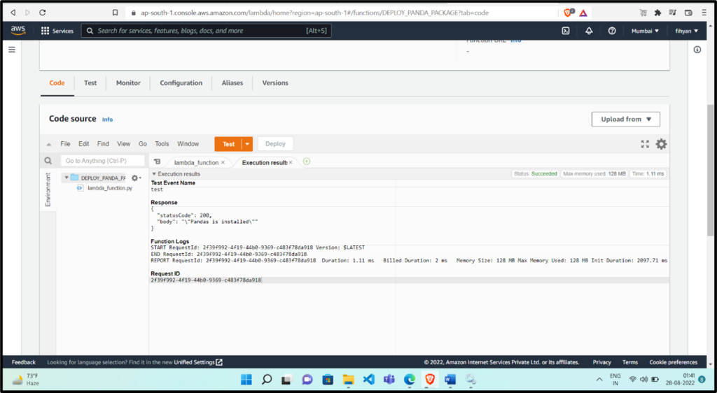 Deploy Packages In Lambda Function Using Wheel File In 3 Steps