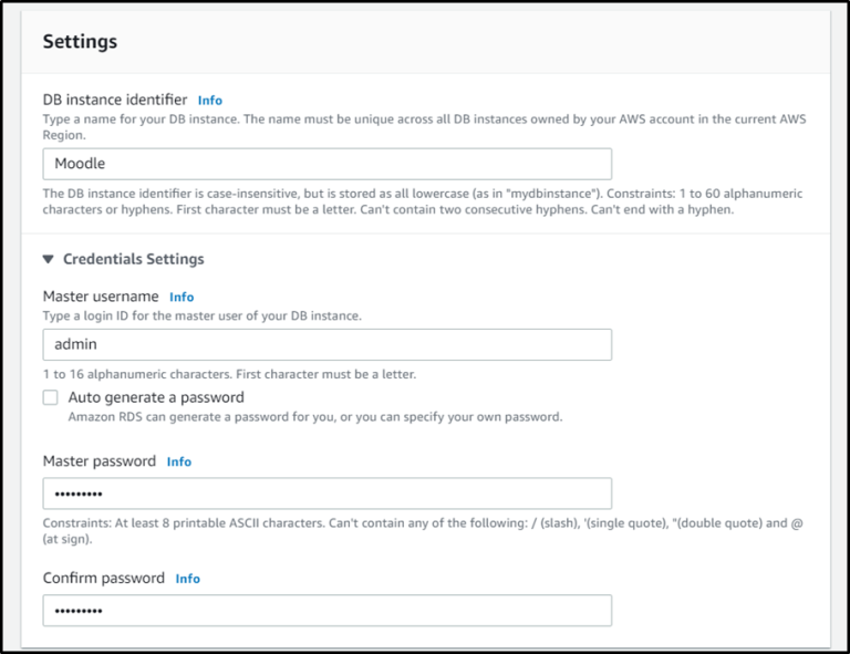 A Guide to Deploy Moodle with Amazon RDS