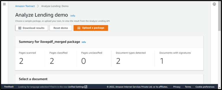 Classifying And Document Extracting Using Analyze Lending Api In Amazon Textract