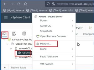 How to Migrate VM from One ESXi Host to Another ESXi Host? - CloudThat Resources