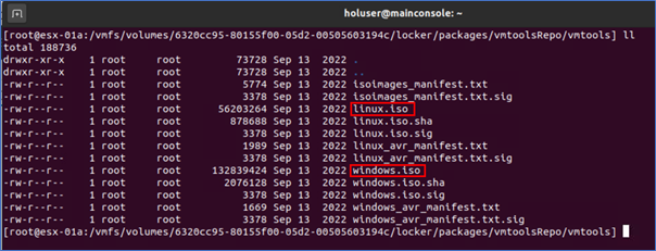 How to find the ISO images of VMware Tools embedded within an ESXi ...