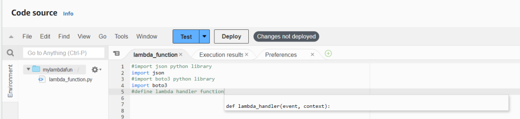 How to set up Amazon CodeWhisperer with AWS Lambda to activate code recommendations. - CloudThat ...