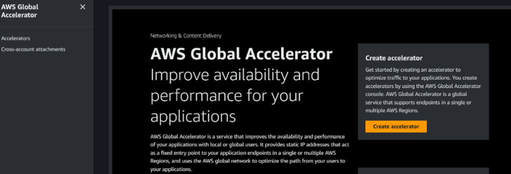 Improve your application performance using AWS Global Accelerator