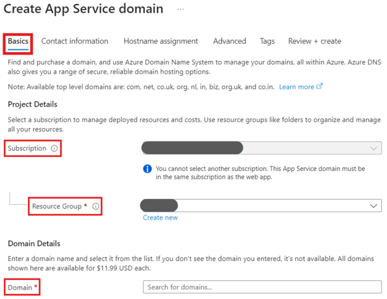Step-by-Step Guide to Purchasing a Domain with Azure App Service Domain ...